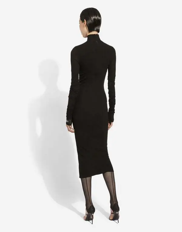 Dolce & Gabbana Lace-panel Midi Dress