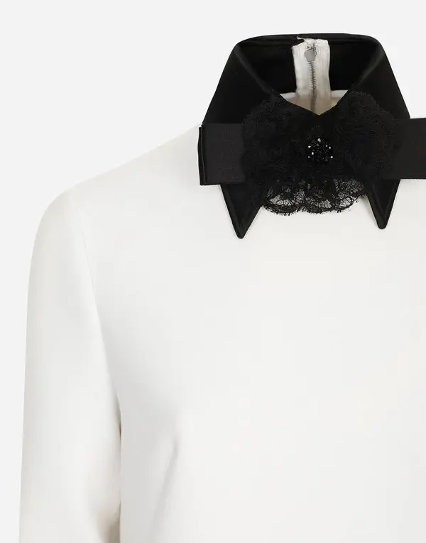 Dolce & Gabbana Dolce Gabbana Satin Detailed Mini Dress