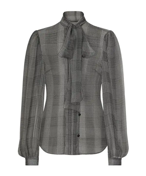 Dolce & Gabbana Dolce Gabbana Semi-sheer Chiffon Shirt