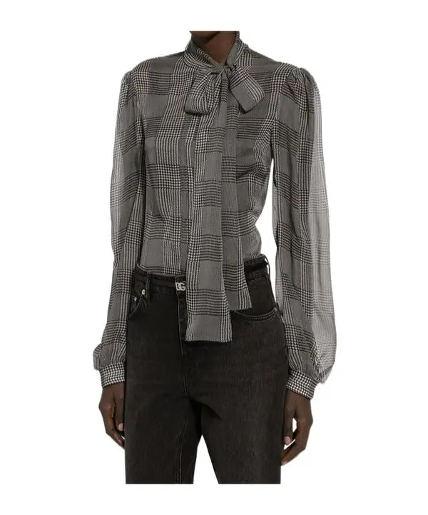 Dolce & Gabbana Dolce Gabbana Semi-sheer Chiffon Shirt