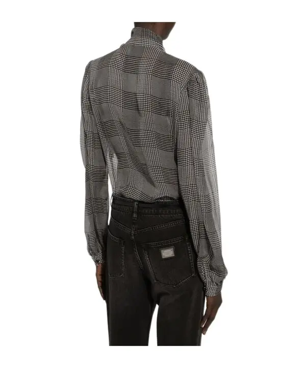 Dolce & Gabbana Dolce Gabbana Semi-sheer Chiffon Shirt