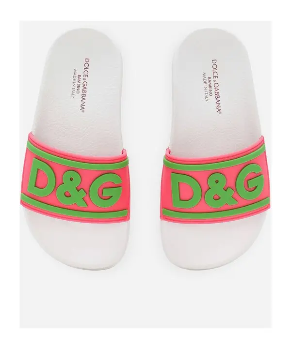 Dolce & Gabbana Logo-appliqué Slides