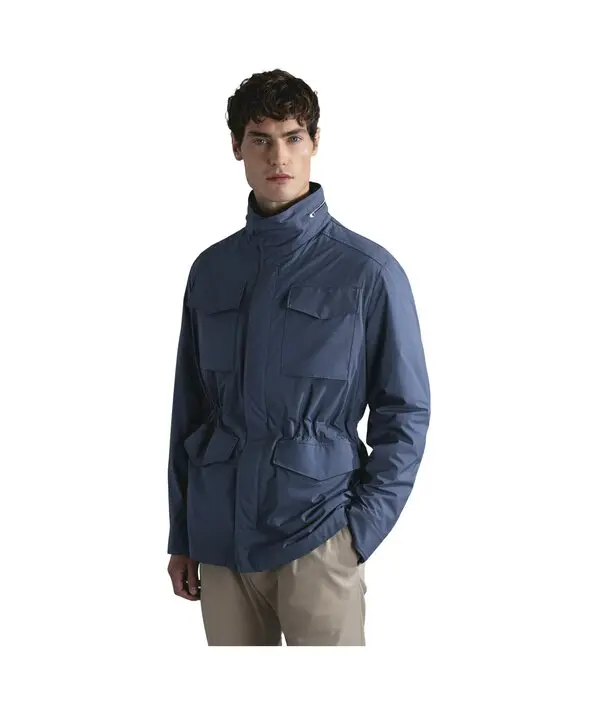 Paul & Shark Hooded Waterproof Military Jacket