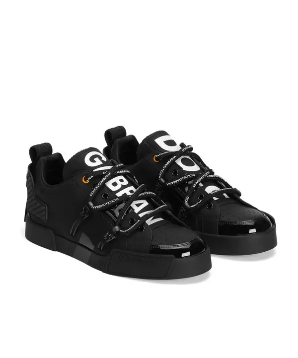 Dolce & Gabbana Dolce Gabbana Portofino Logo Printed Sneakers