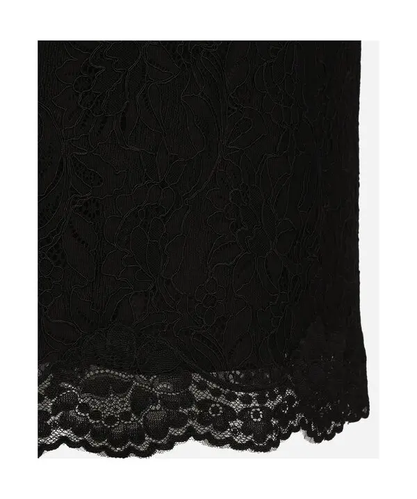 Dolce & Gabbana Dolce Gabbana Lace Calf-length Slip Dress