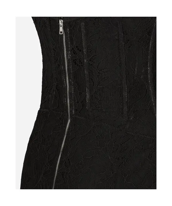 Dolce & Gabbana Dolce Gabbana Lace Calf-length Slip Dress