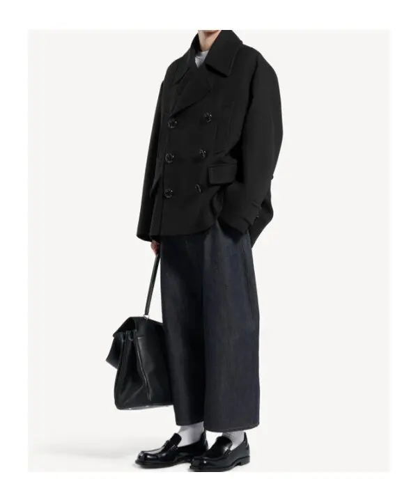 Balenciaga Short Peacoat