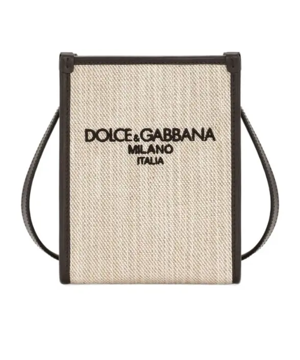 Dolce & Gabbana Dolce Gabbana Logo Embroidered Small Shopper Bag