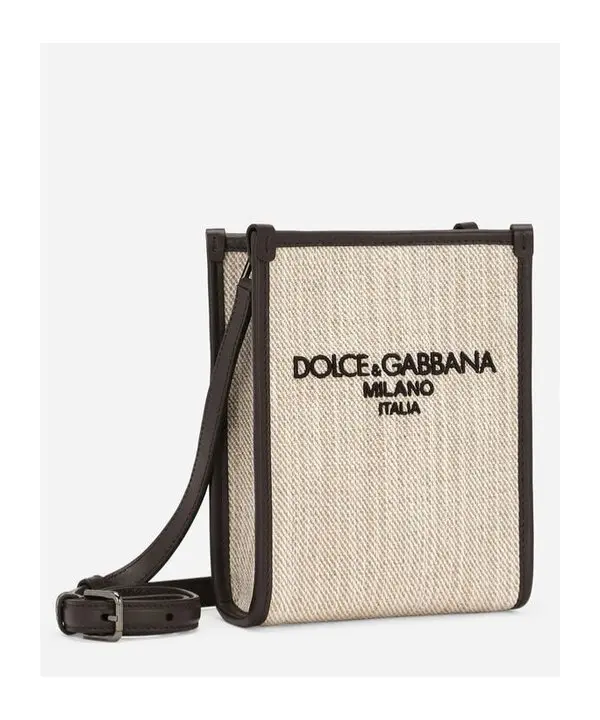 Dolce & Gabbana Dolce Gabbana Logo Embroidered Small Shopper Bag