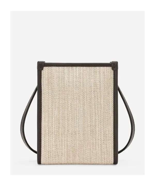 Dolce & Gabbana Dolce Gabbana Logo Embroidered Small Shopper Bag