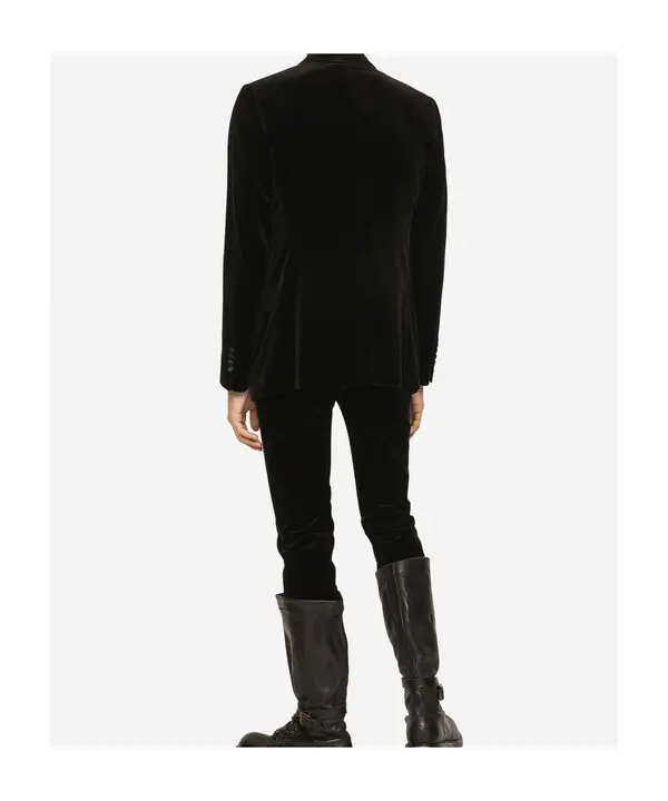 Dolce & Gabbana Single-breasted 3 Piece Velvet Suit
