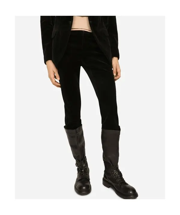 Dolce & Gabbana Single-breasted 3 Piece Velvet Suit