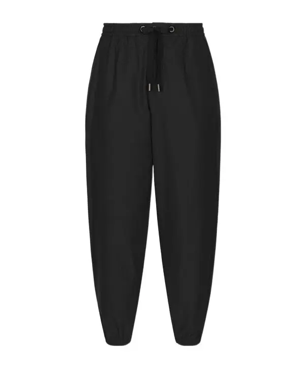 Dolce & Gabbana Drawstring-waist Cotton Track Pants