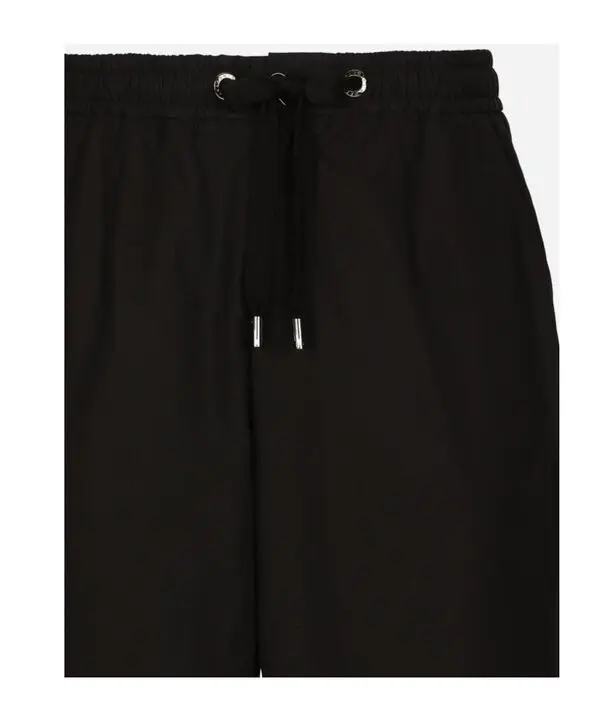 Dolce & Gabbana Drawstring-waist Cotton Track Pants
