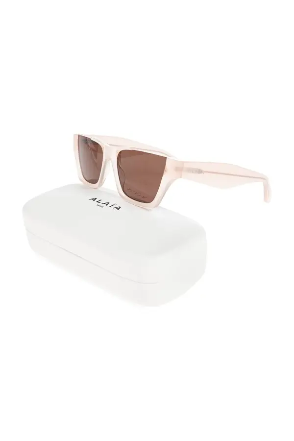 Alaïa Rectangular Frame Sunglasses