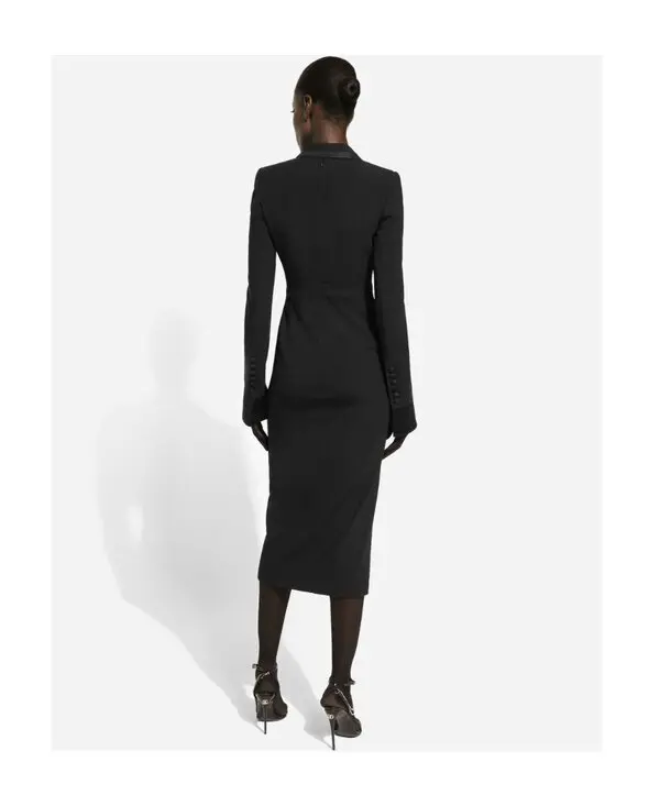 Dolce & Gabbana Dolce Gabbana Double Breasted Midi Dress