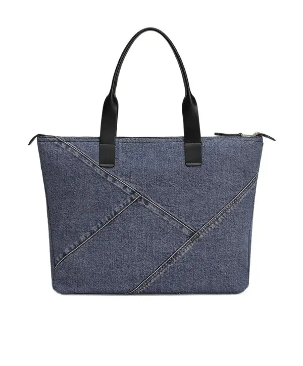 Dolce & Gabbana Medium Quilted Denim Shopping Bag