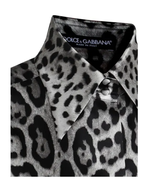 Dolce & Gabbana Dolce Gabbana Leopard Printed Shirt