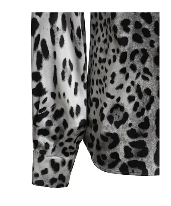 Dolce & Gabbana Dolce Gabbana Leopard Printed Shirt