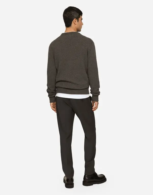 Dolce & Gabbana Dg Essentials Logo-embroidered Trousers