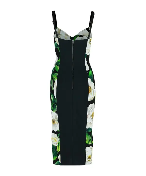 Dolce & Gabbana Dolce Gabbana Floral Printed Mini Bustier Dress