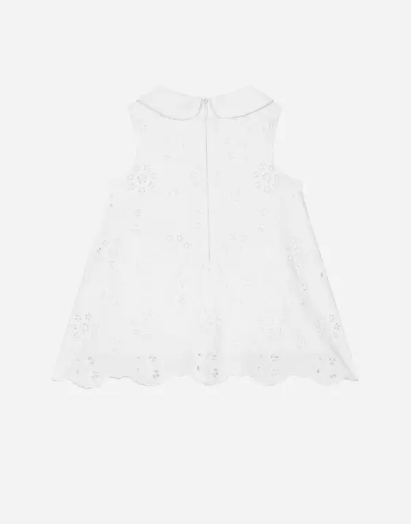 Dolce & Gabbana Broderie-anglaise Cotton Dress Set