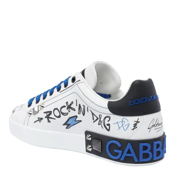 Dolce & Gabbana Dolce Gabbana Round Toe Lace-up Sneakers