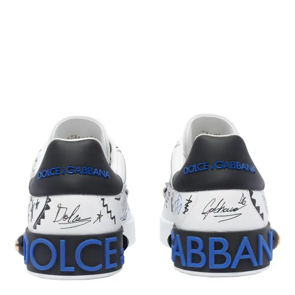 Dolce & Gabbana Dolce Gabbana Round Toe Lace-up Sneakers