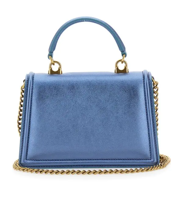 Dolce & Gabbana Dolce Gabbana Devotion Foldover Top Tote Bag - Blue