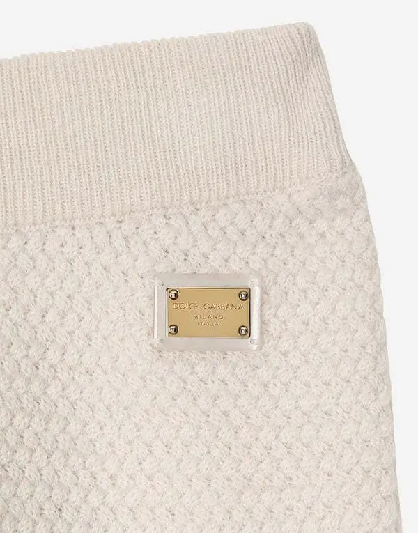 Dolce & Gabbana Basket Weave-stitch Trousers