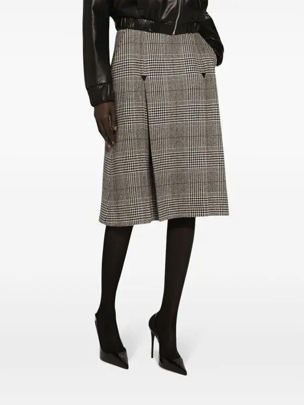 Dolce & Gabbana Tartan Check Skirt