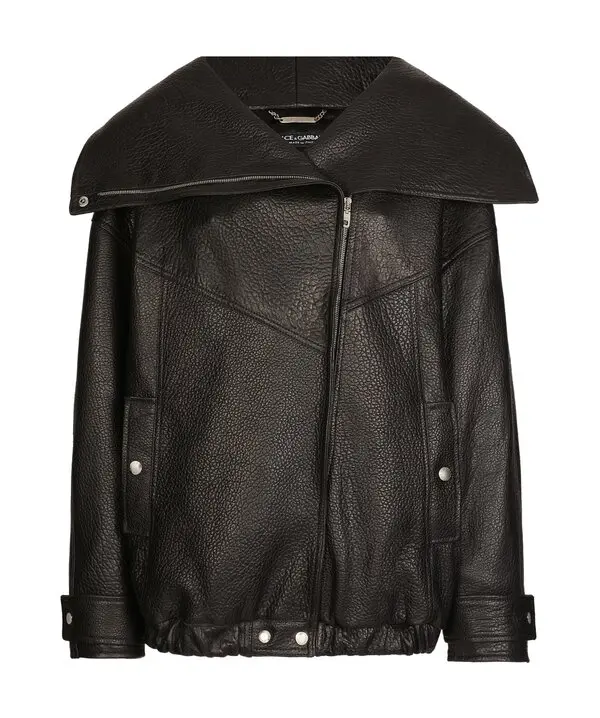 Dolce & Gabbana Dolce Gabbana Oversized Biker Jacket
