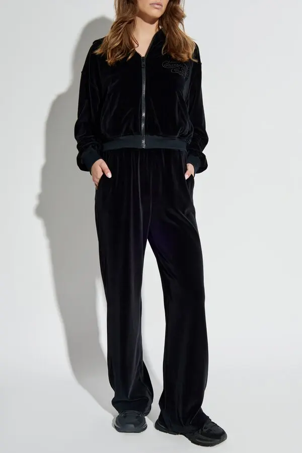 Dolce & Gabbana Dolce Gabbana Logo Embroidered Zip-up Hoodie