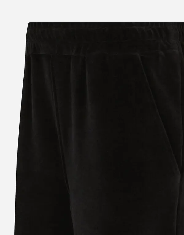 Dolce & Gabbana Dolce Gabbana Dg Logo Embroidered Chenille Jogging Pants