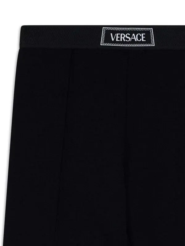 Versace Logo-waistband Leggings