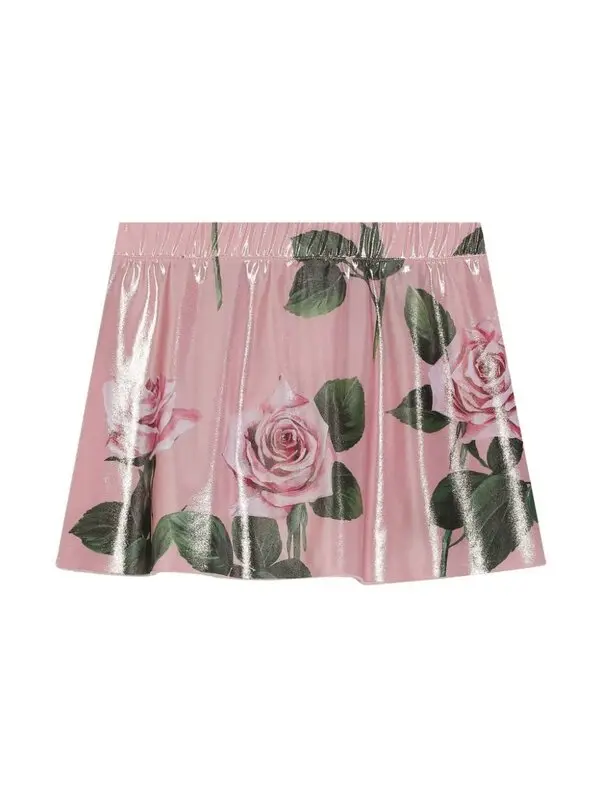 Dolce & Gabbana Floral-print Skirt