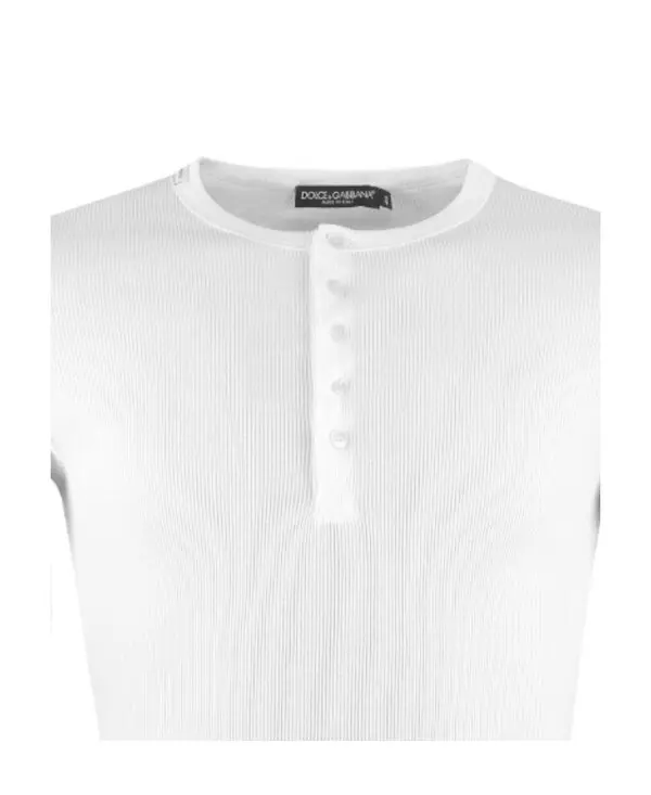 Dolce & Gabbana Dolce Gabbana Half Buttoned T-shirt