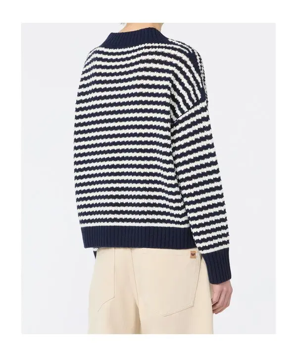 Max Mara V-neck Long-sleeved Knit Top