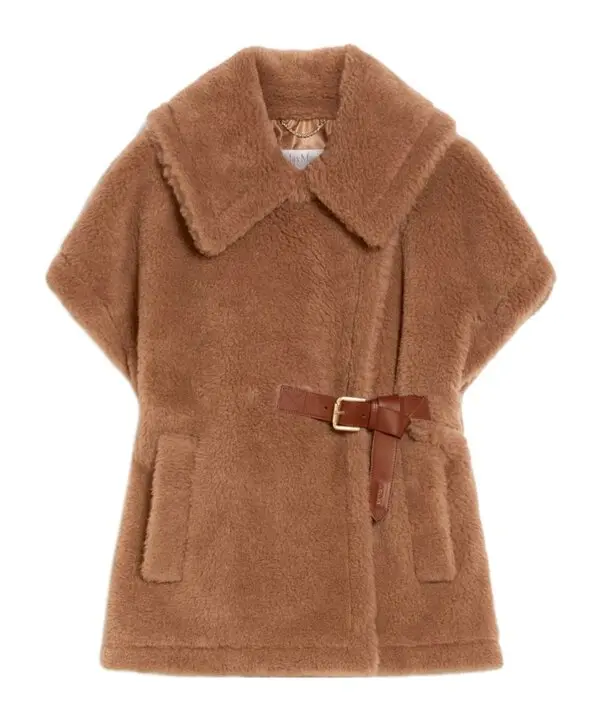 Max Mara Sleeveless Shawl - Camel