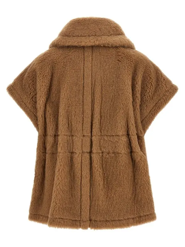 Max Mara New Abavo Belted Teddy Cape