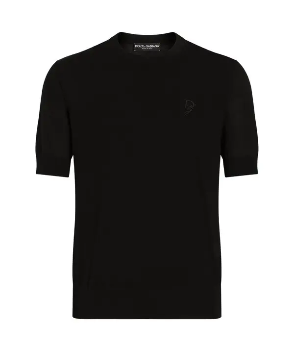 Dolce & Gabbana Logo-embroidered T-shirt