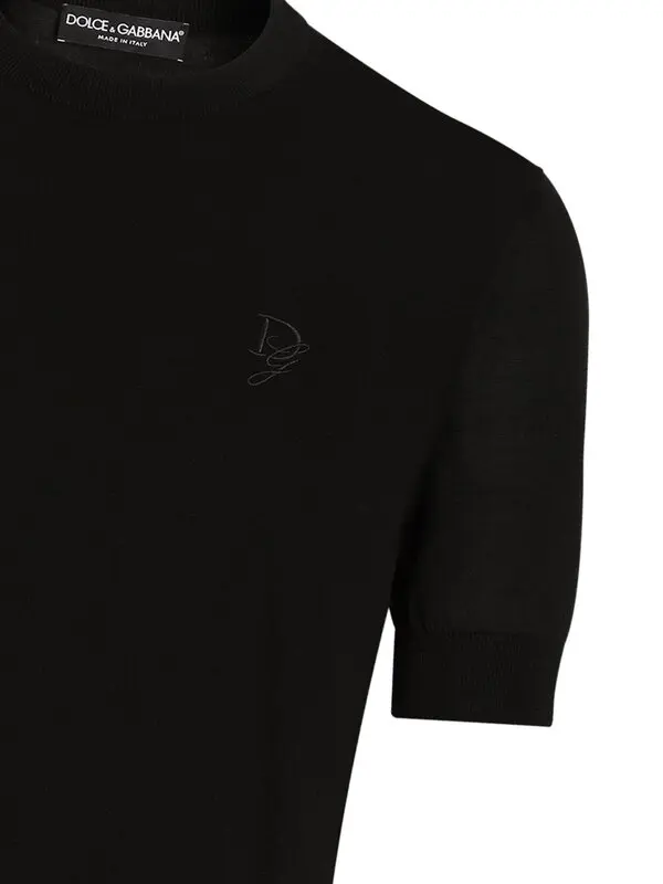 Dolce & Gabbana Logo-embroidered T-shirt