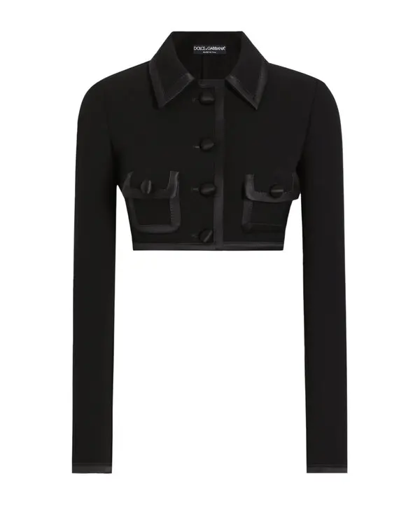 Dolce & Gabbana Button-up Cropped Jacket