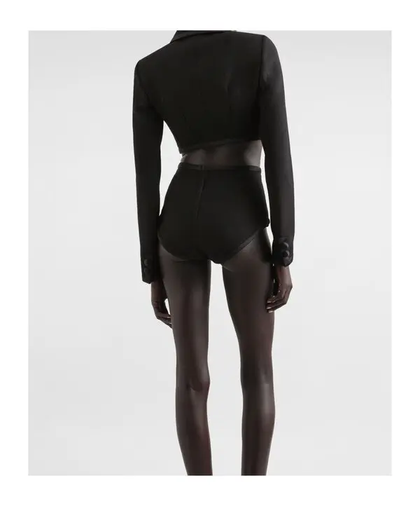 Dolce & Gabbana Button-up Cropped Jacket