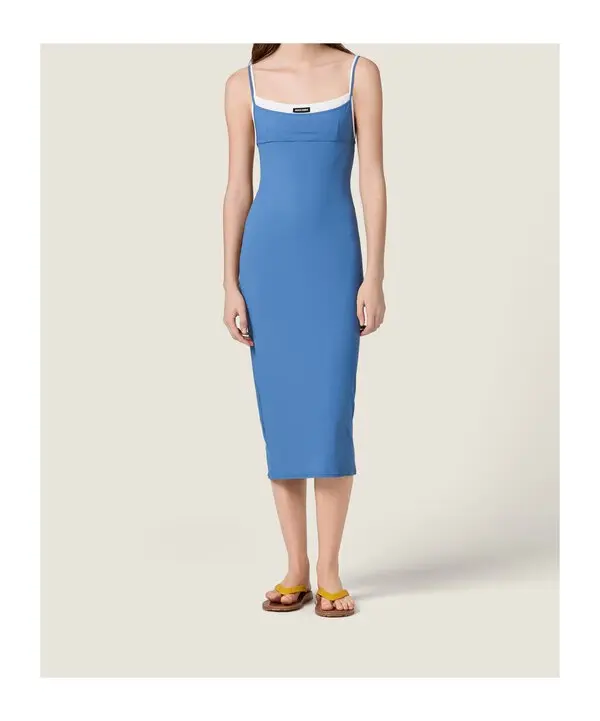 Miu Miu Stretch Jersey Midi-dress