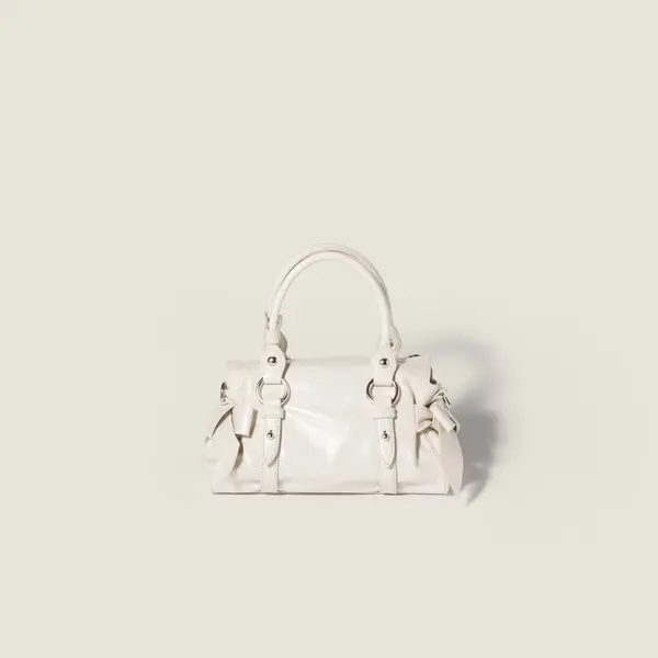 Miu Miu Shiny Leather Handbag