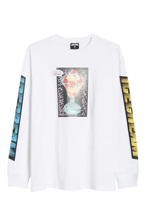 ICECREAM Strawberry Long Sleeve Graphic Tee
