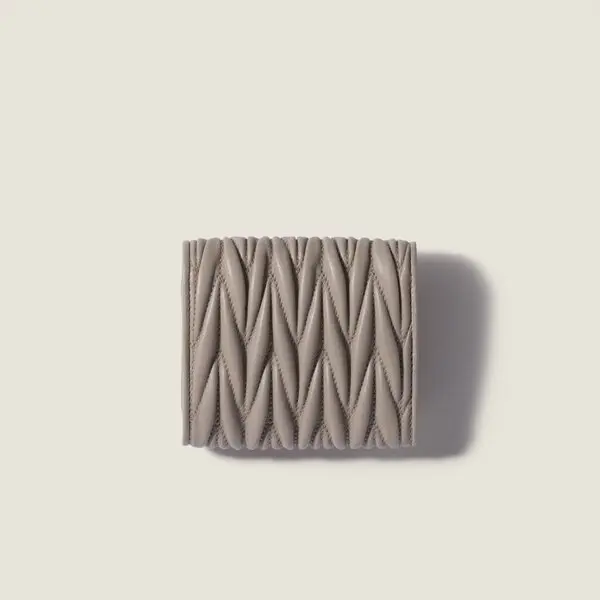 Miu Miu Small Matelassé Nappa Leather Wallet