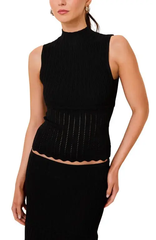 Solid & Striped Amara Mock Neck Tank