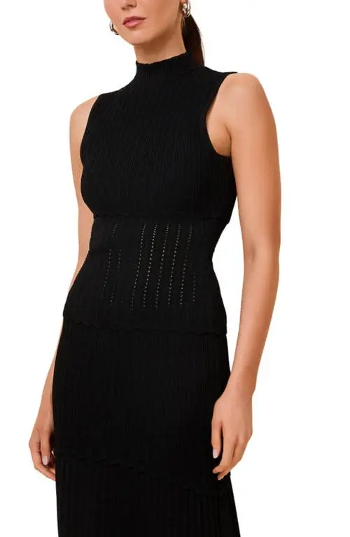 Solid & Striped Amara Mock Neck Tank